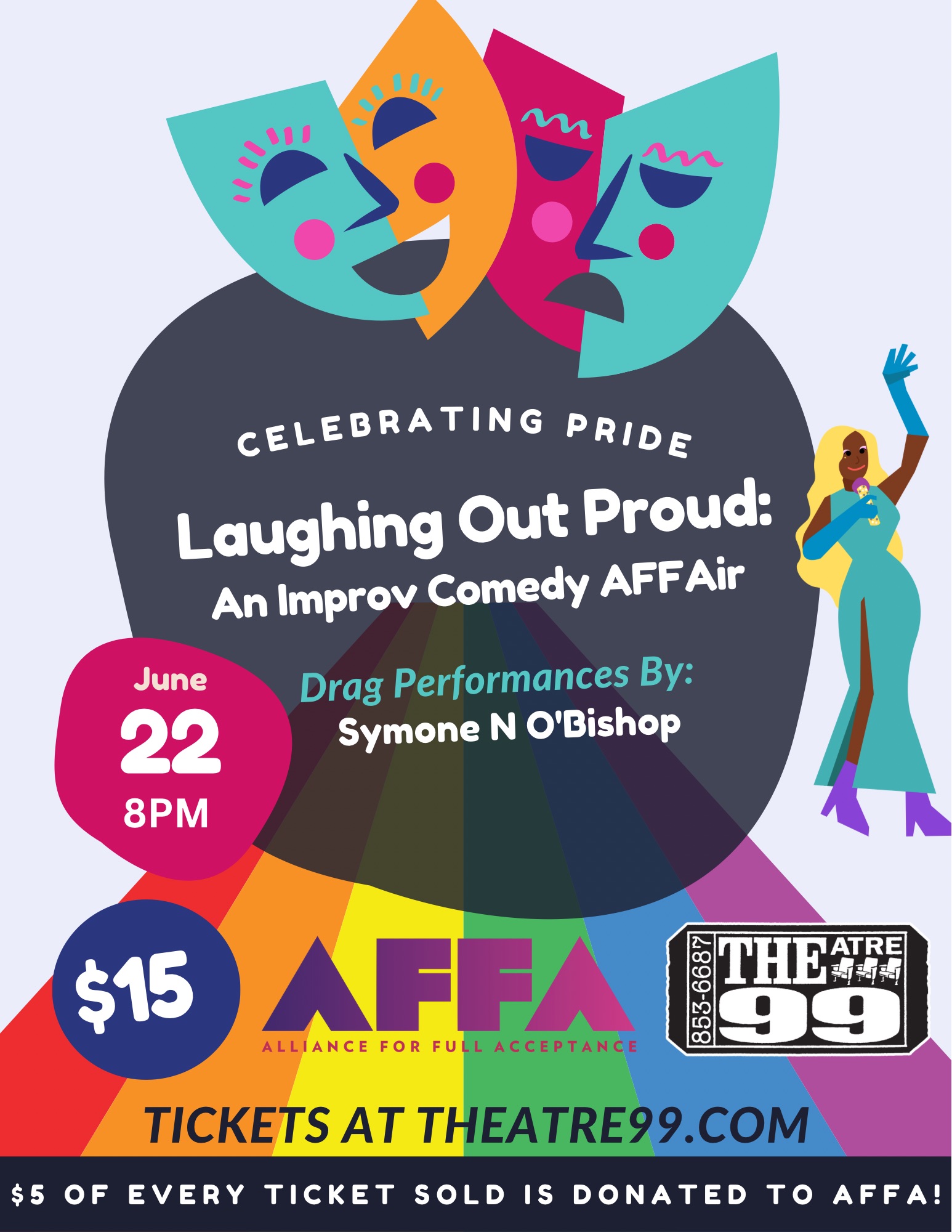 LAUGHING OUT PROUD: An Improv Comedy AFFAir - Theatre 99 | Charleston ...